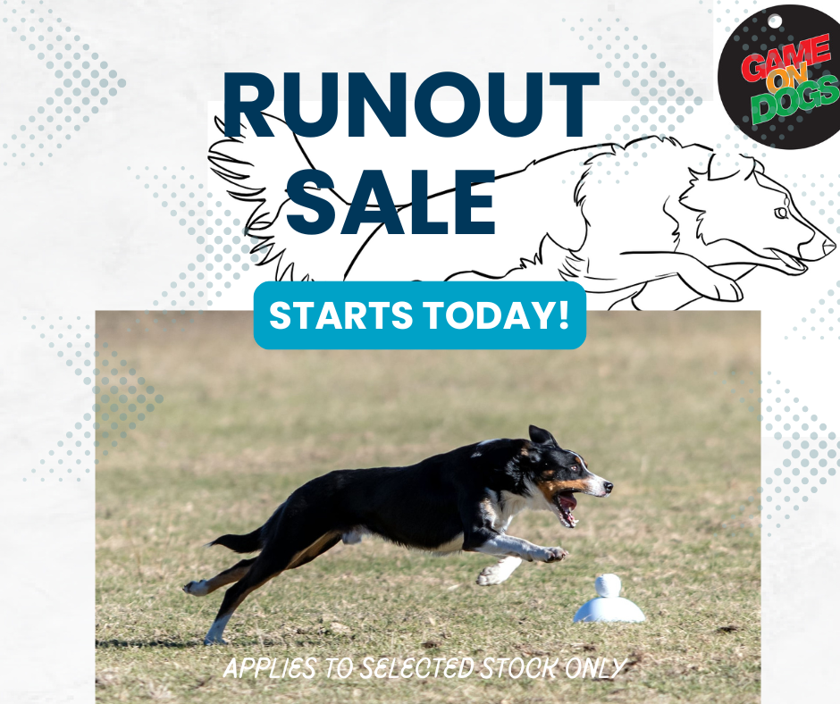 RUNOUT SALE – Game on Dogs