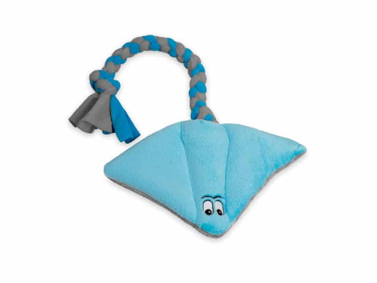Stingray with Braided Fleece Tug – Game on Dogs